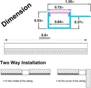 Shower Niche LED Light Kit - 24v IP68 Waterproof Up to 6.5Ft