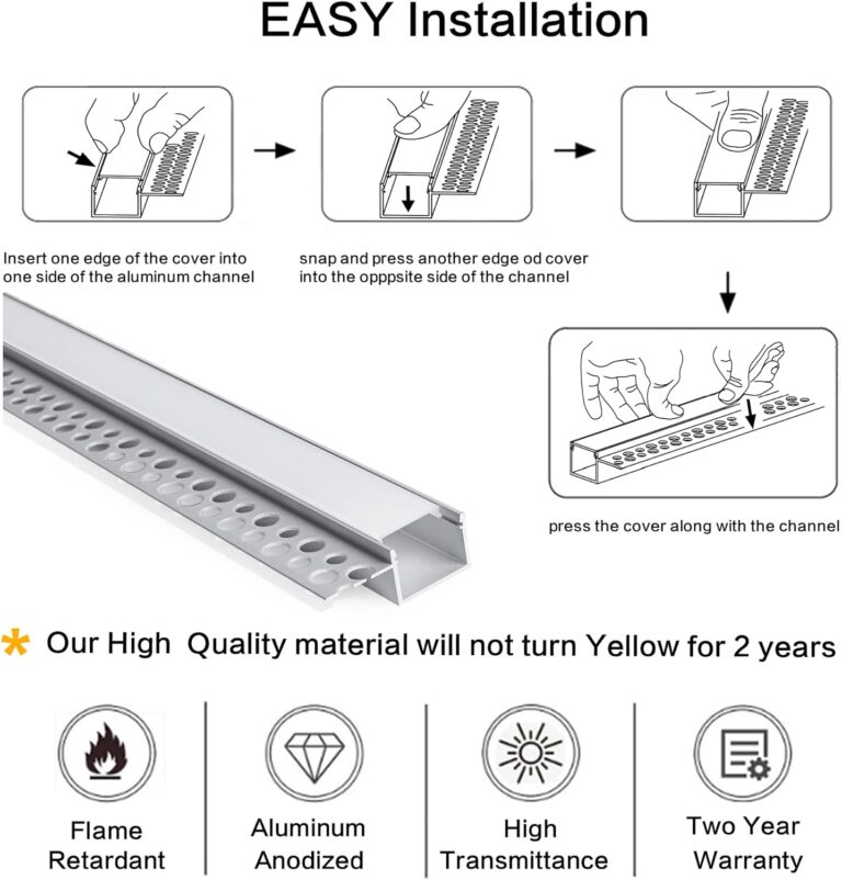 Shower Niche LED Light Kit - 24v IP68 Waterproof Up to 6.5Ft