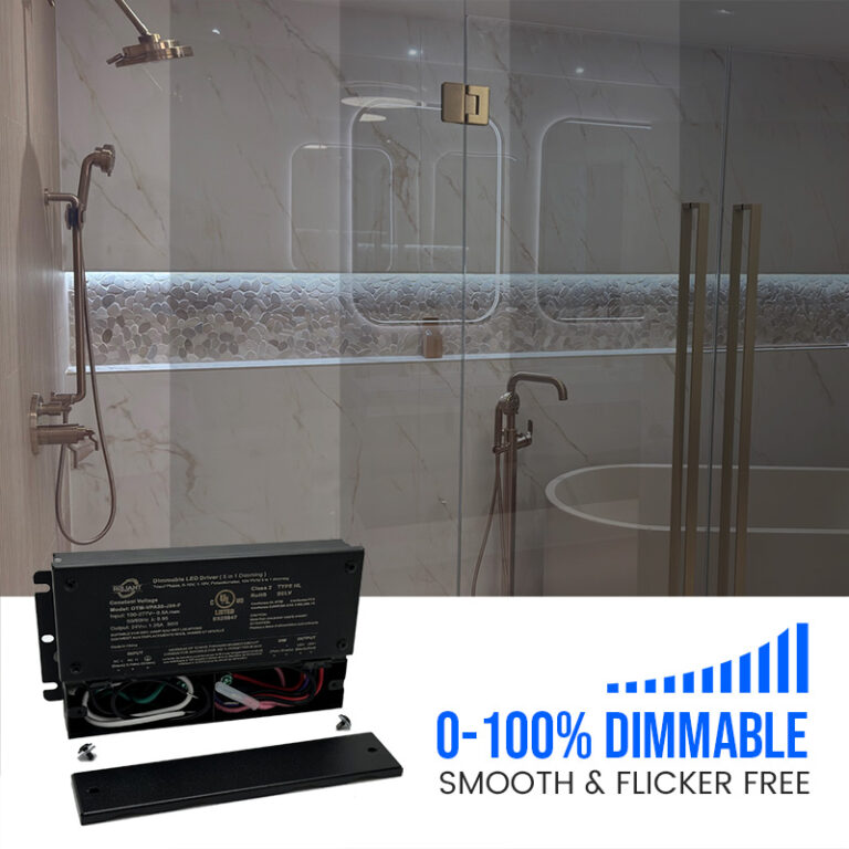 Shower Niche LED Light Kit - 24v IP68 Waterproof Up to 6.5Ft