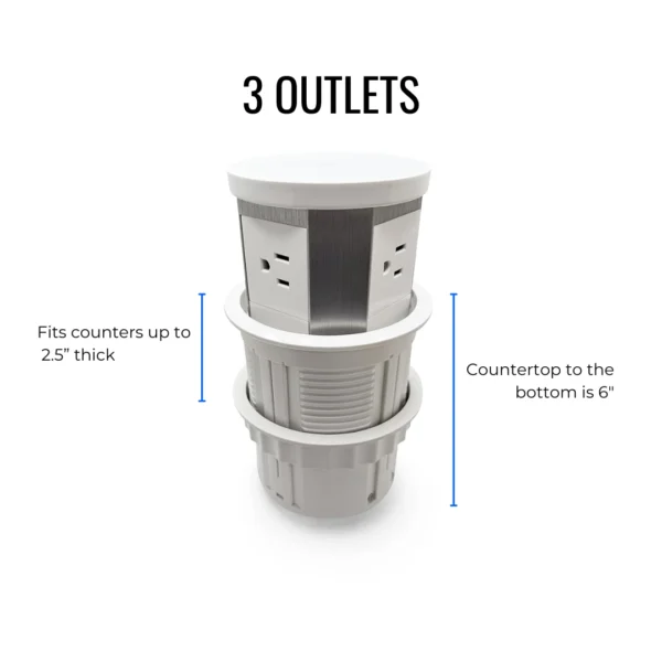 Pop-up Outlet with Wireless Charger - Thunder Bunny